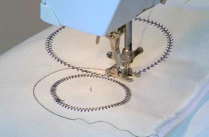Learn tips and tricks for sewing perfect circles - How To Get Creative