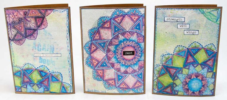 Handmade Journals, Creating Mandala Papers and More! - HowToGetCreative.com